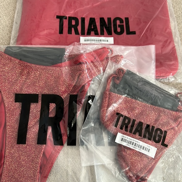 triangl swimwear | Swim | New Triangl Vinca Rubah Sparkle Set | Poshmark